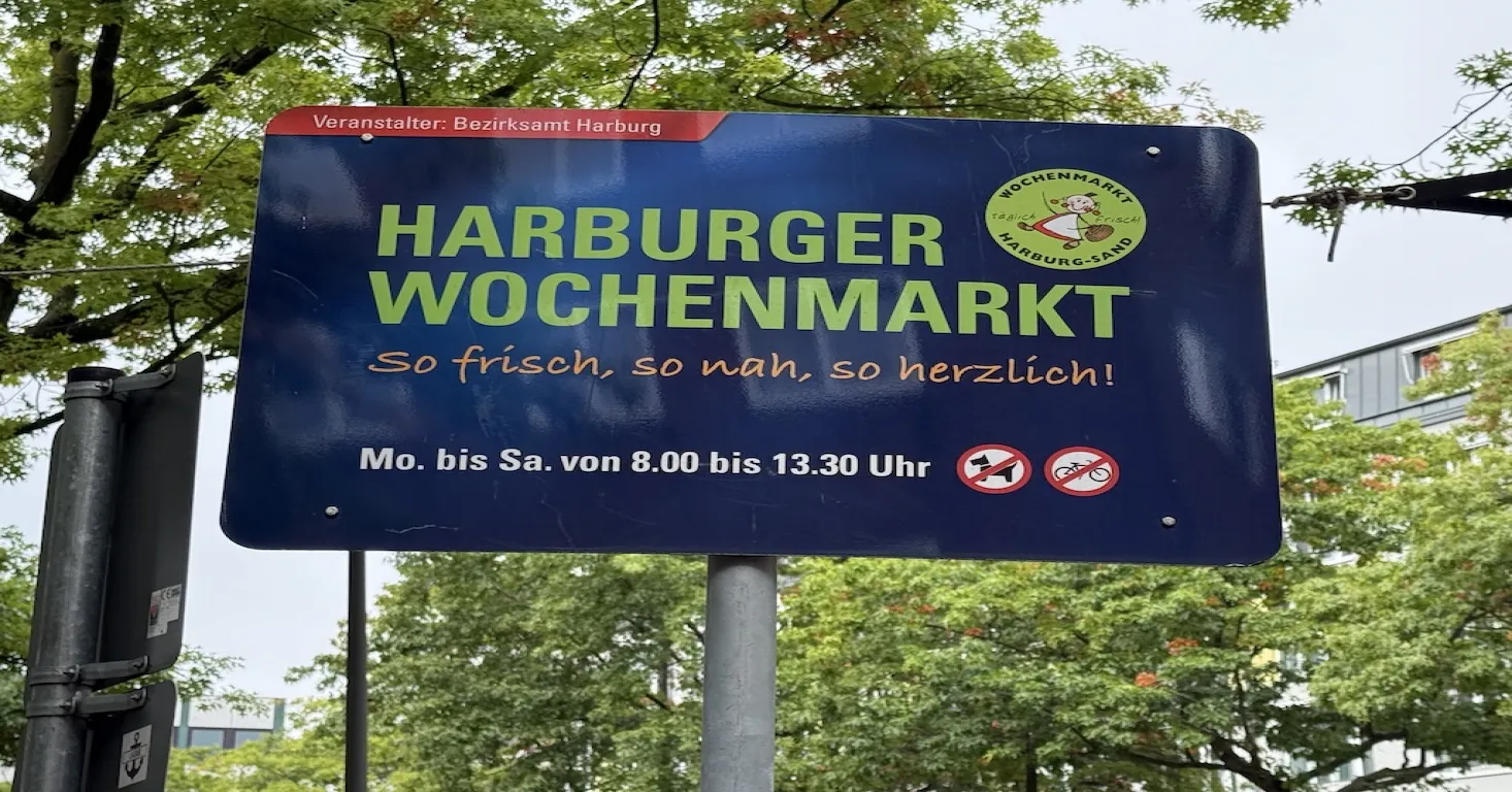 Harburger Wochenmarkt am Sand ⇒ Frisch & regional einkaufen